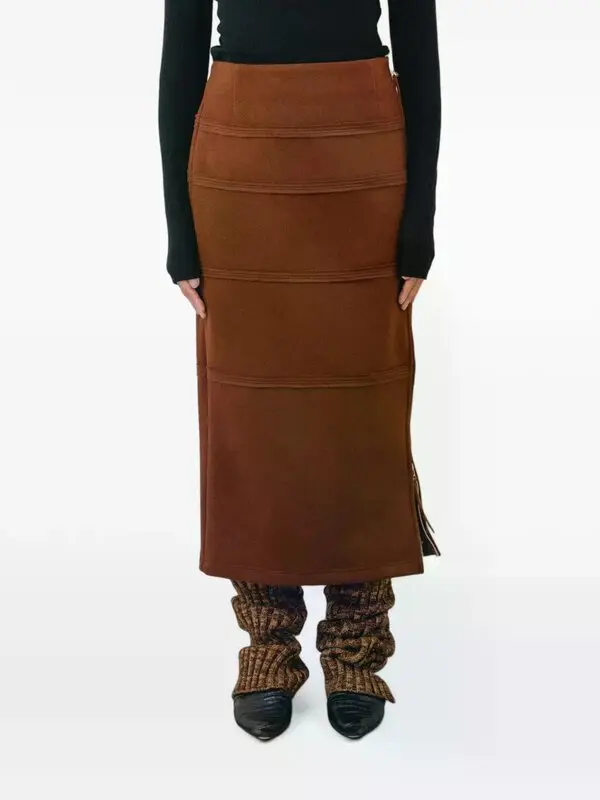 MULLER OF YOSHIOKUBO Mellow Side-zip Skirt