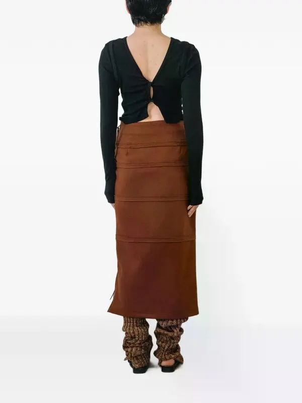 MULLER OF YOSHIOKUBO Mellow Side-zip Skirt