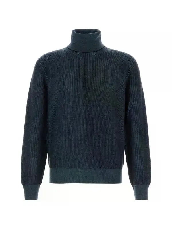Brioni Ribbed-knit Roll-neck Sweater