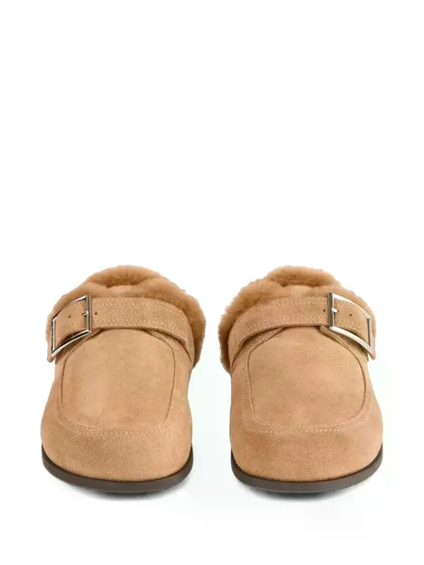 JIMMY CHOO Biker Buckle-strap Mules