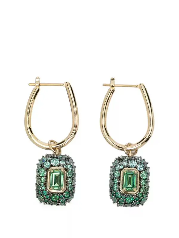 SWAROVSKI Sublima Octagon-cut Drop Earrings