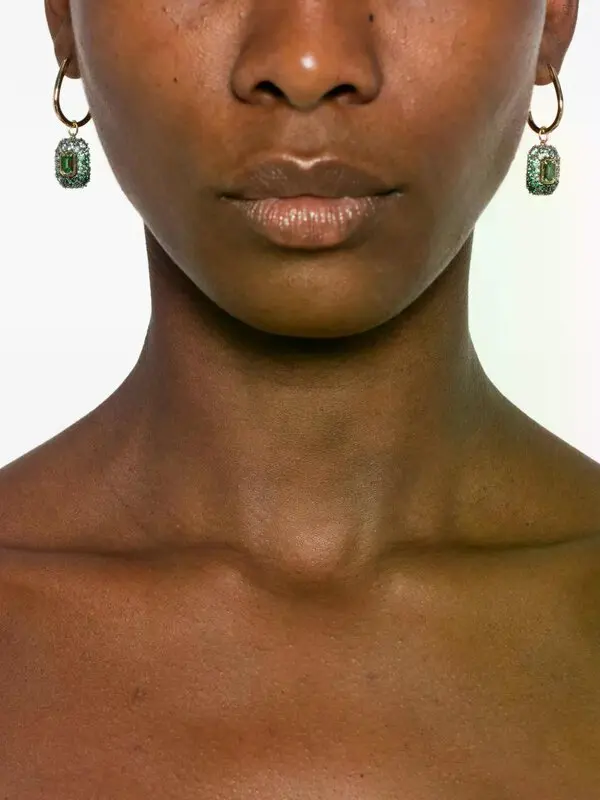 SWAROVSKI Sublima Octagon-cut Drop Earrings