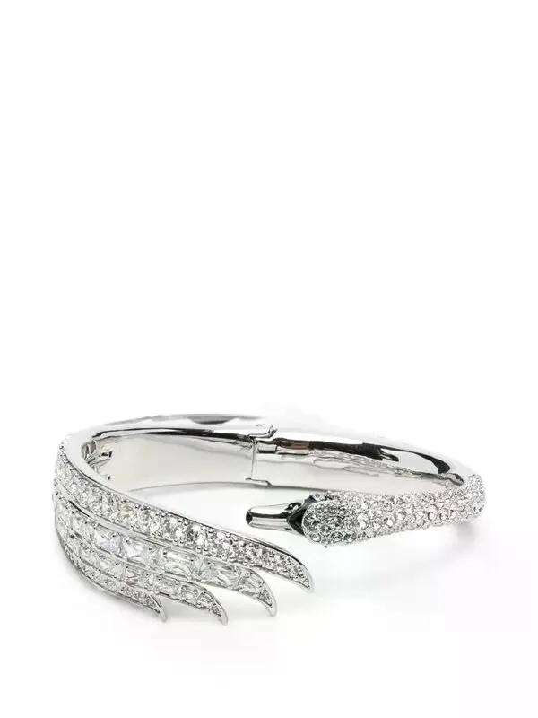 SWAROVSKI Vienna Swan Bangle - Silver