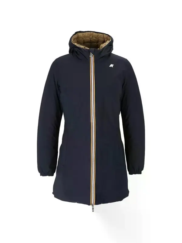 K-WAY Denise St Thermo Reversible Coat - Neutrals