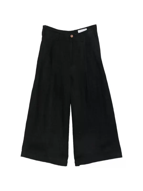 LOÏS DIONISIO Pleated Wide-leg Trousers
