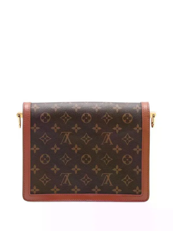 LOUIS VUITTON 2021-2026 Monogram Reverse Dauphine Mm Satchel - Brown