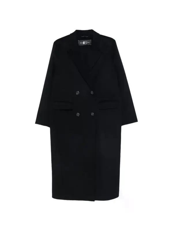 LUISA CERANO Double-breasted Notched-lapels Coat