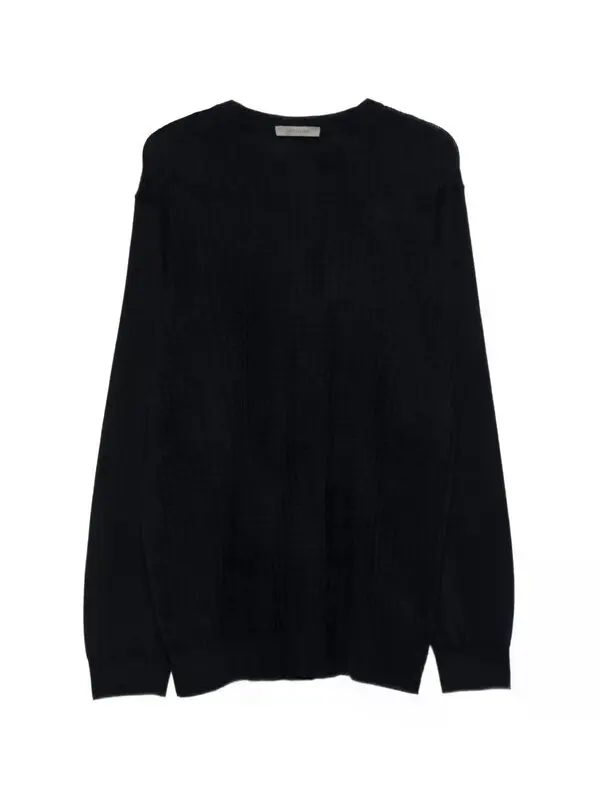 Corneliani Waffle-knit Wool Sweater