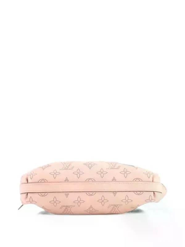 LOUIS VUITTON Scala Pouch Bag Mahina Leather Mini Clutch Bag