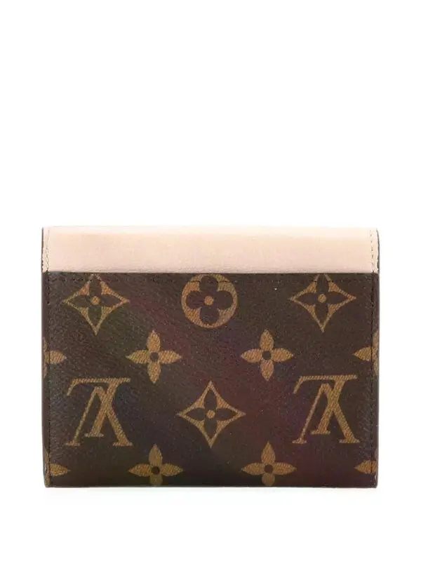 LOUIS VUITTON Victorine On My Side Wallet Leather And Monogram Canvas Small Wallets