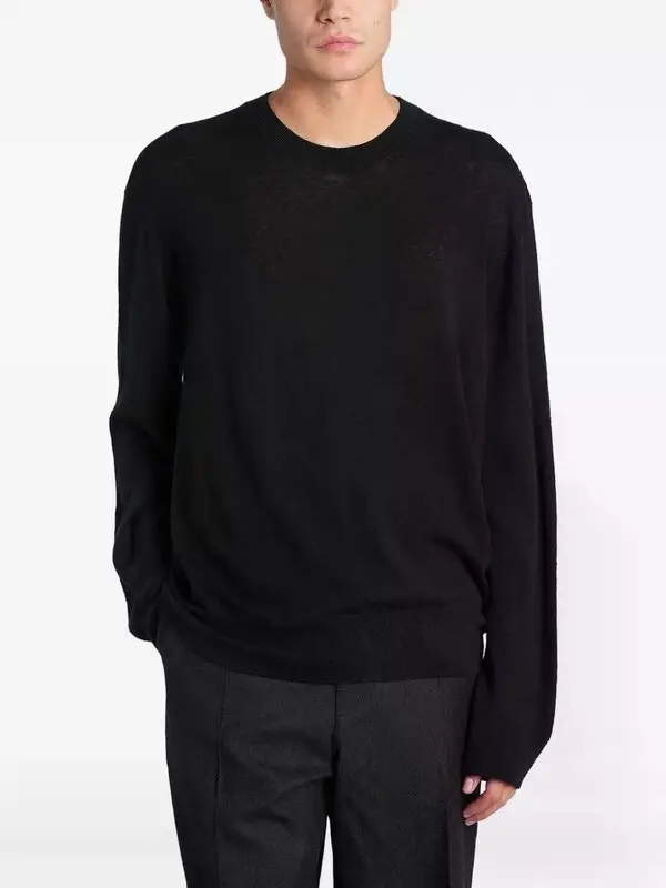 ANIPS Crew-neck Ribbed-trim Sweater