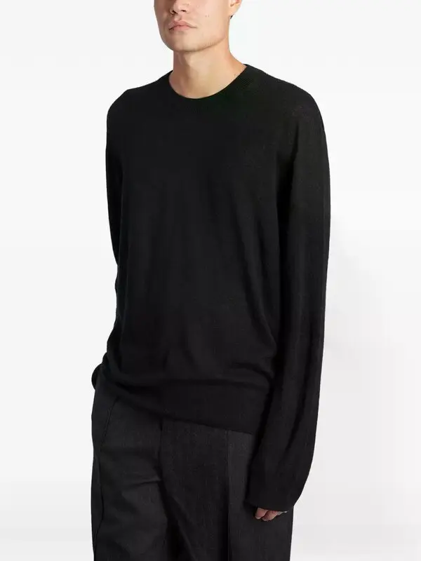 ANIPS Crew-neck Ribbed-trim Sweater