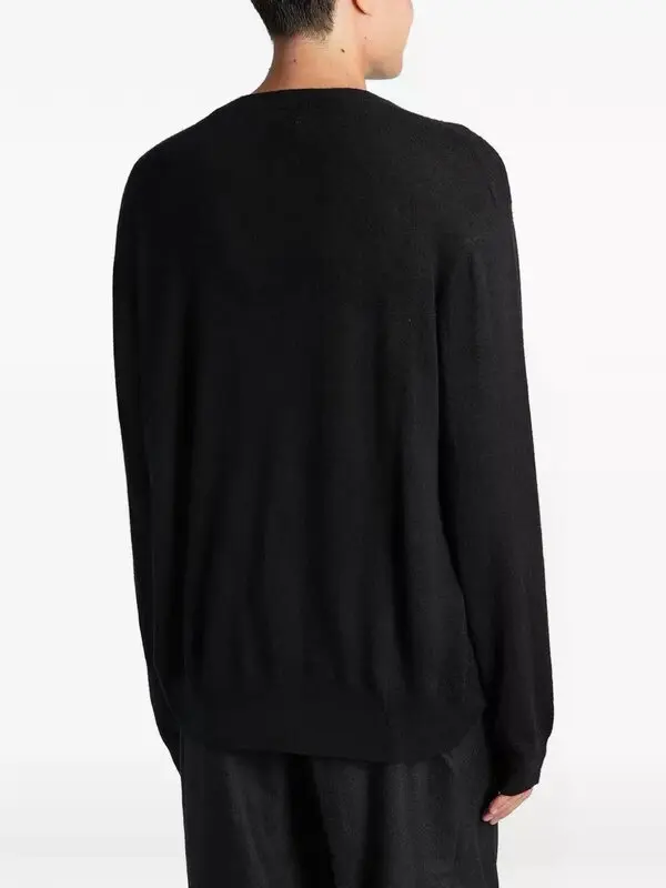 ANIPS Crew-neck Ribbed-trim Sweater