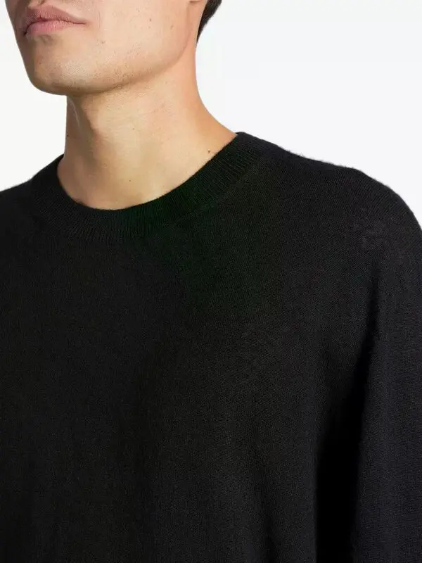 ANIPS Crew-neck Ribbed-trim Sweater