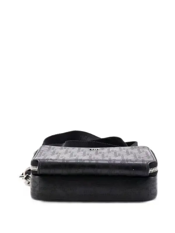 Dior Double Zip Pouch Oblique Galaxy Leather Crossbody Bag
