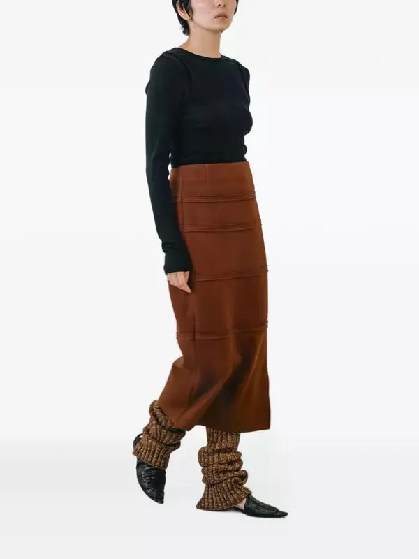 MULLER OF YOSHIOKUBO Mellow Wool Skirt