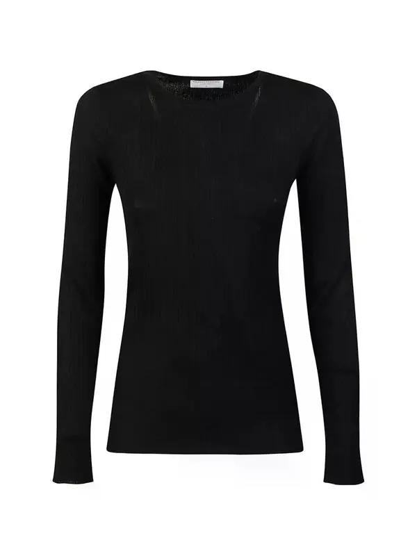 Majestic Filatures Ribbed Long-sleeve Sweater