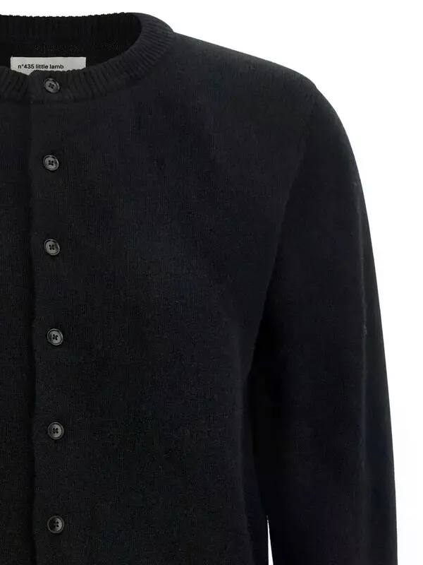 Extreme Cashmere N°435 Little Lamb Ribbed-trim Cardigan