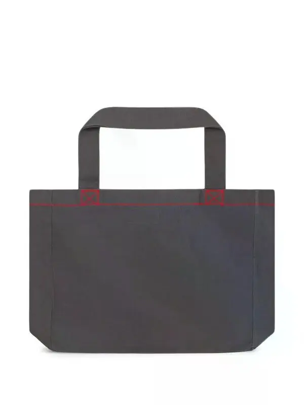 SP5DER Contrast-stitch Logo Tote Bag