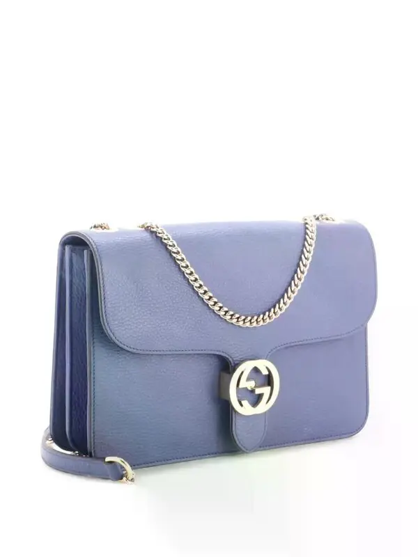 Gucci Interlocking Leather Medium Shoulder Bag