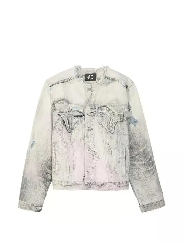 Camper Distressed-effect Denim Jacket