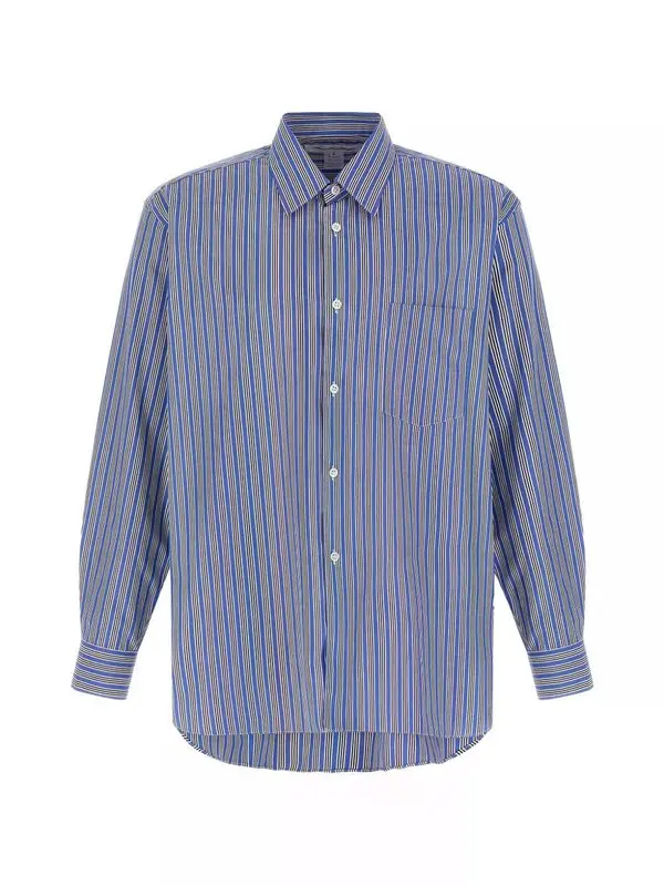 Comme Des Garçons Striped Cotton Shirt