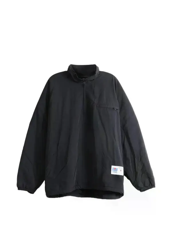 WILLY CHAVARRIA Willy Quarter-zip Logo-patch Jacket