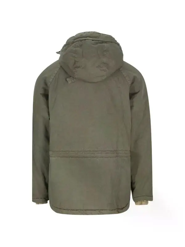 MASSIMO OSTI STUDIO Hooded Raglan-sleeve Jacket