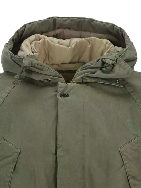 MASSIMO OSTI STUDIO Hooded Raglan-sleeve Jacket