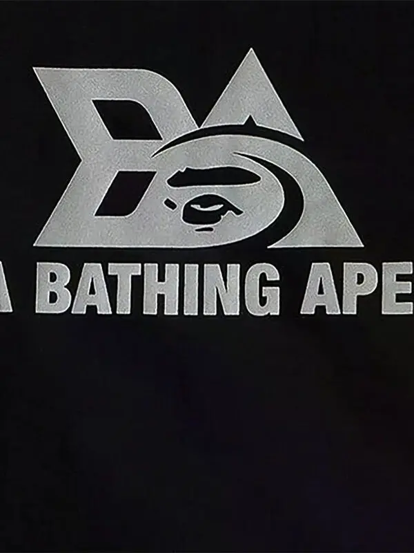 A BATHING APE Reflective-logo T-shirt