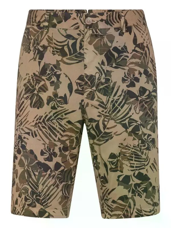 BILLIONAIRE Double B Palm-print Shorts