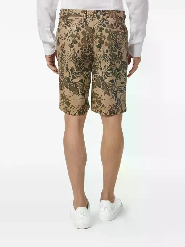 BILLIONAIRE Double B Palm-print Shorts
