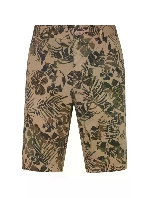 BILLIONAIRE Double B Palm-print Shorts