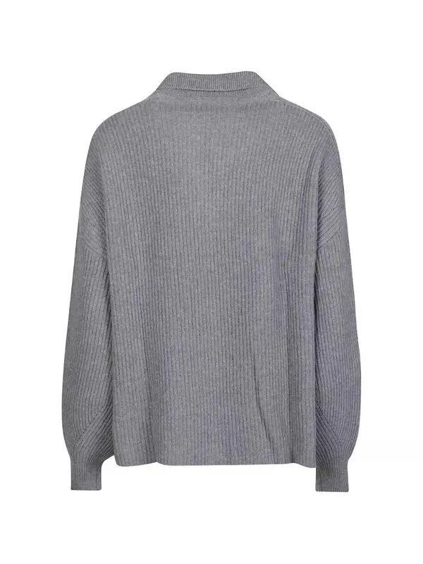 DRUMOHR Ribbed-knit V-neck Sweater