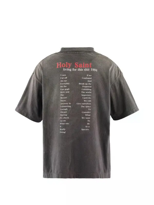 SAINT MXXXXXX Love Circulation Graphic-print T-shirt