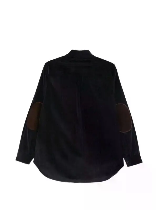 SEMICOUTURE Corduroy Elbow-patch Shirt