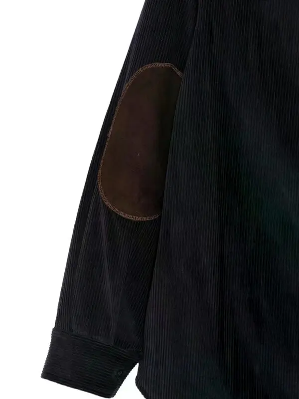 SEMICOUTURE Corduroy Elbow-patch Shirt