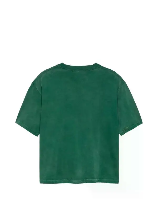 NEW AMSTERDAM SURF ASSOCIATION Logo-print Distressed T-shirt