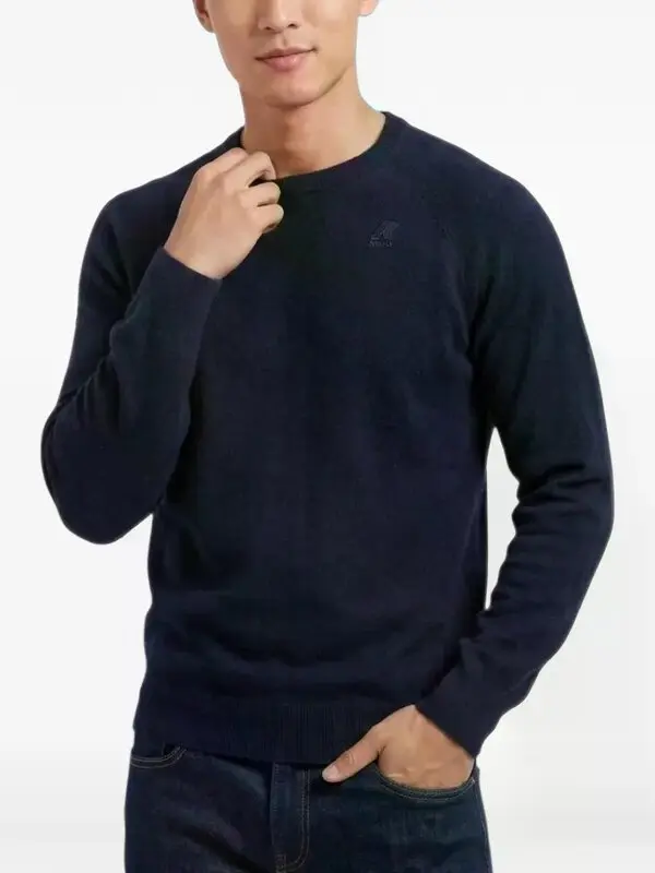K-WAY Logo-patch Raglan-sleeve Sweater