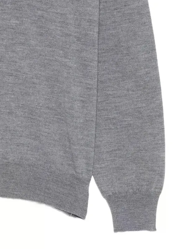 CENERE GB Crew-neck Ribbed-trim Sweater