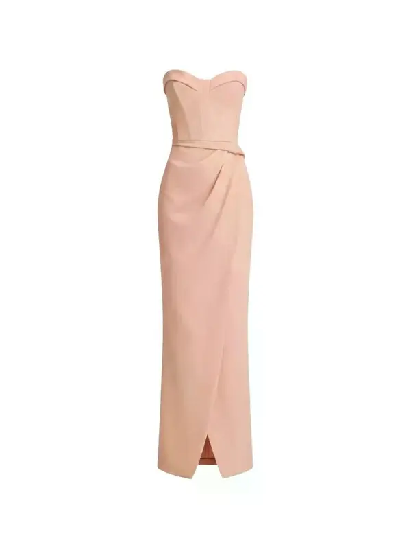 GEMY MAALOUF Strapless Draped Dress