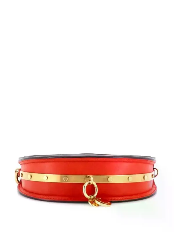 Chloé Nile Leather Mini Crossbody Bag - Orange