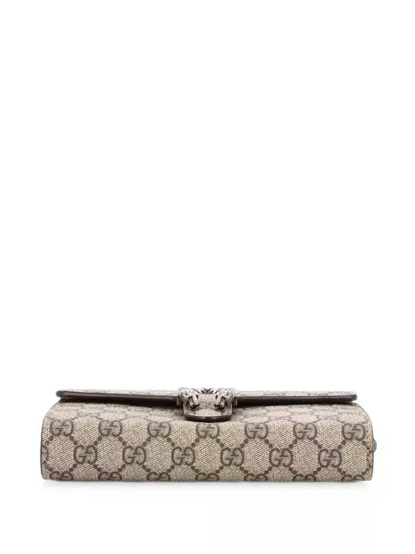 Gucci Dionysus Chain Wallet Gg Coated Canvas Small Crossbody Bag
