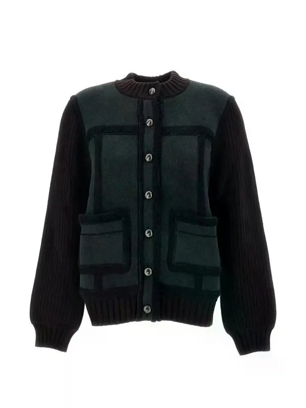 BARRIE Colour-block Cardigan