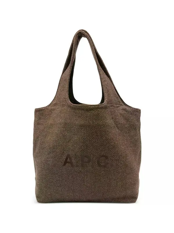 A.p.c. Ninon Logo-print Tote Bag - Brown