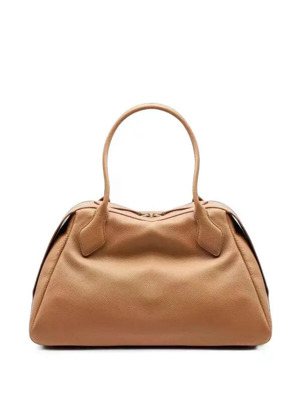 MINOBOSSI Abigail Grained Leather Tote Bag