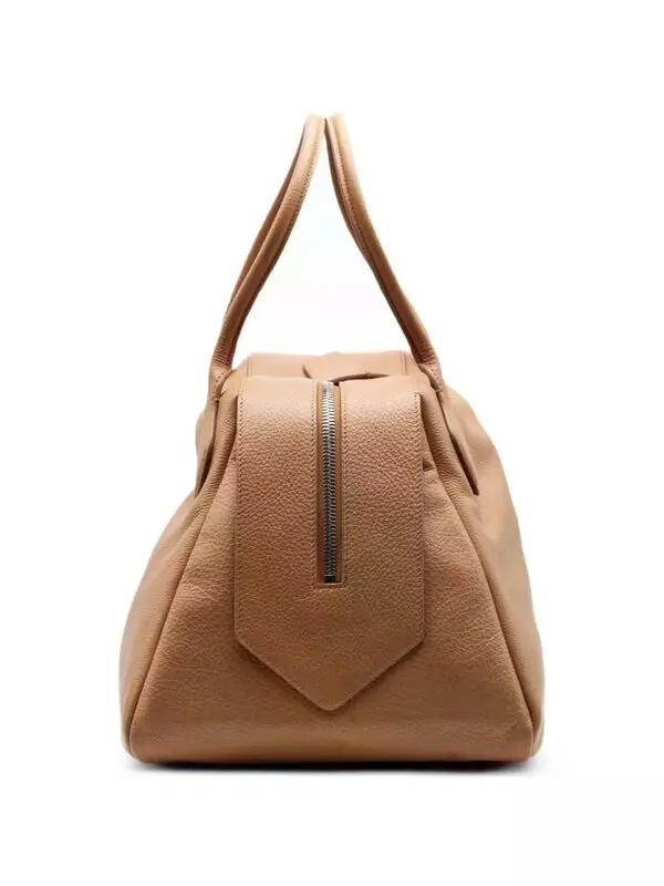 MINOBOSSI Abigail Grained Leather Tote Bag - Neutrals