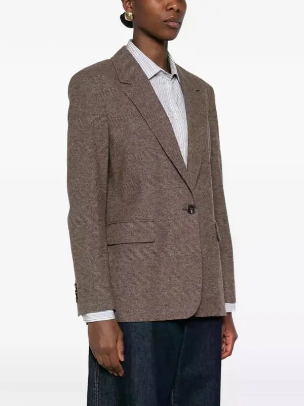 Marc O'polo Check-pattern Single-breasted Blazer