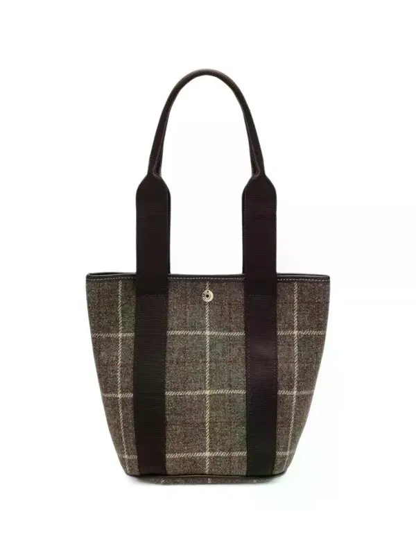 Rue De Verneuil Check-pattern Bucket Bag