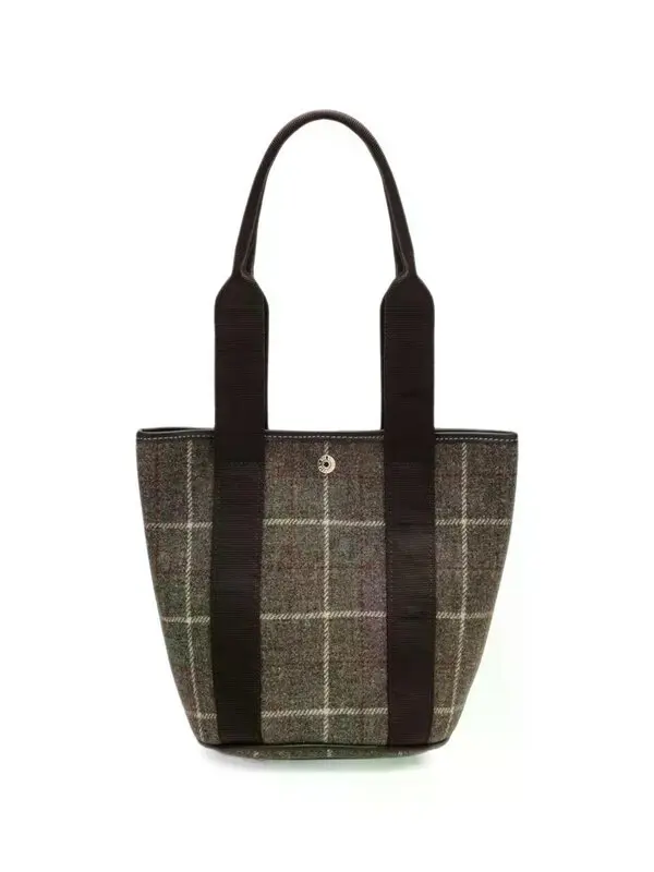Rue De Verneuil Check-pattern Bucket Bag